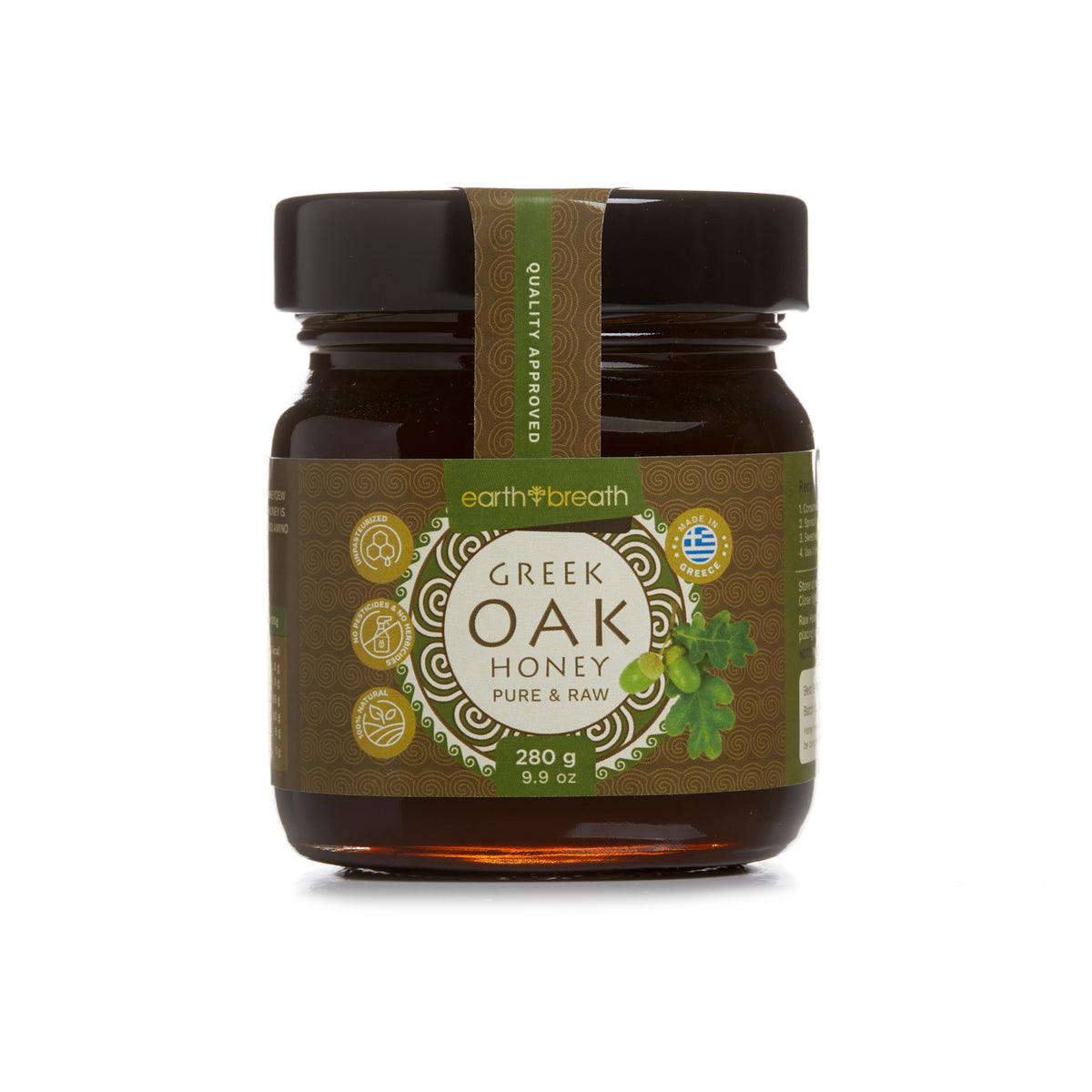 Organic Raw Greek Oak Honeydew Honey – Earthbreath