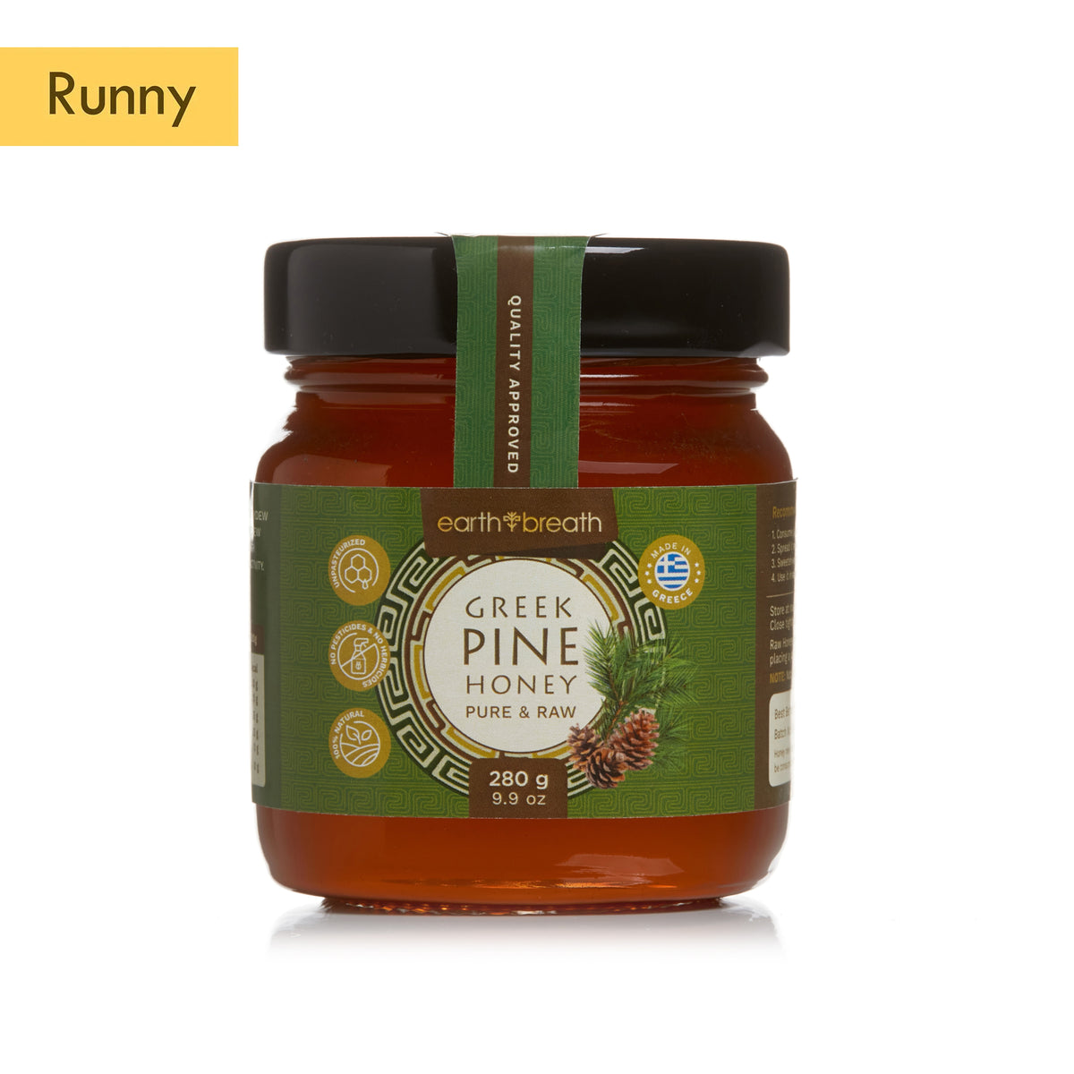 Organic Raw Greek Pine Honey – Earthbreath